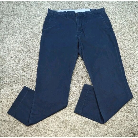 Polo by Ralph Lauren | Pants | Polo Ralph Lauren Pants Men 33 X 32 Navy Blue Stretch Straight ...